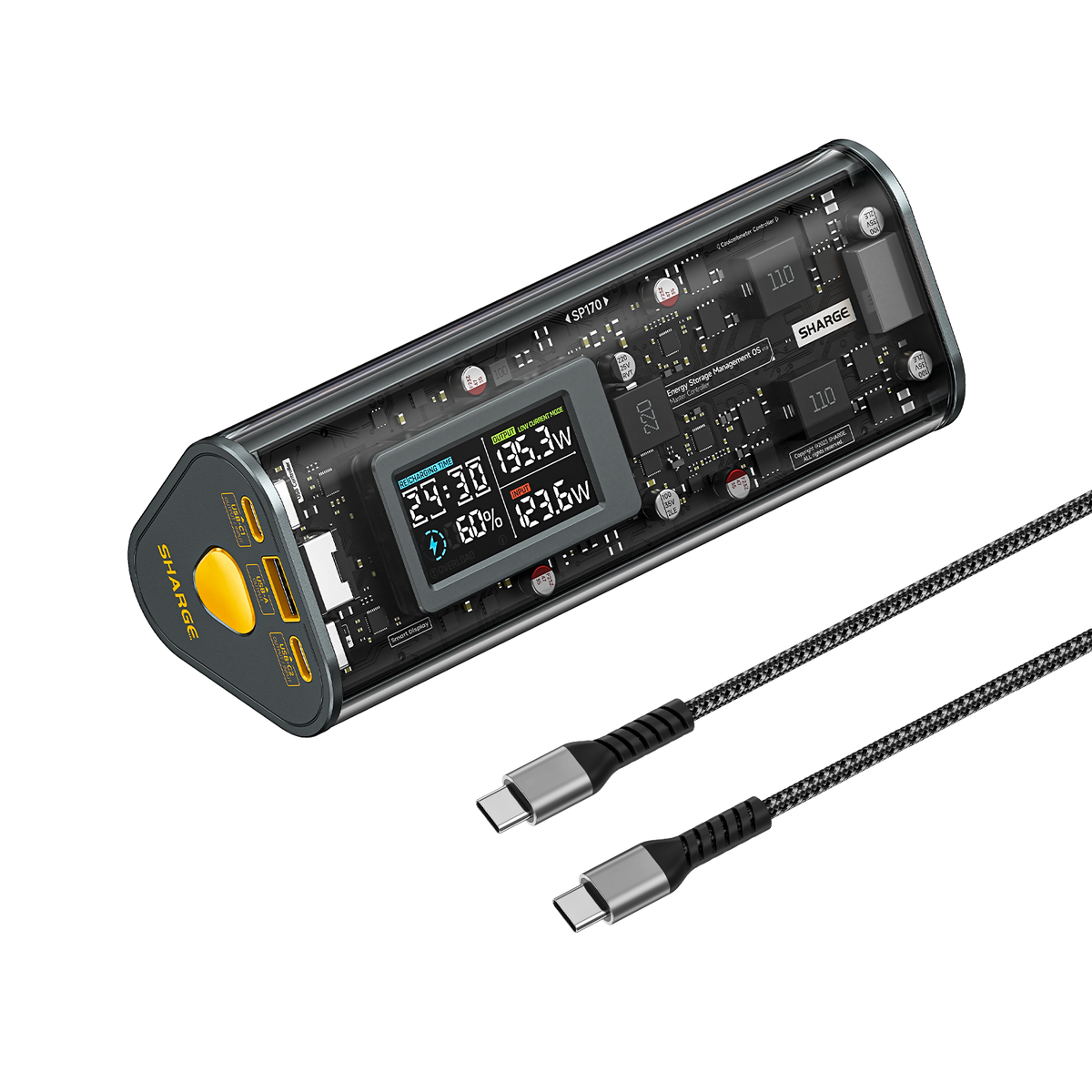 Shargeek 170 Power Bank 24,000mAh 170W Portable Charger