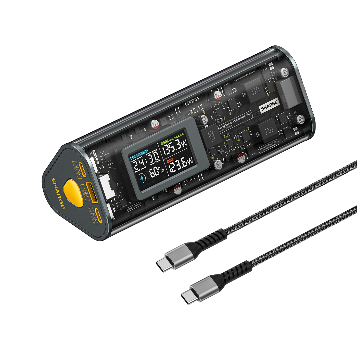 Shargeek 170 Power Bank 24,000mAh 170W Portable Charger