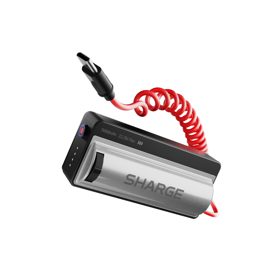 SHARGE ICEMAG 2 Wirless Power Bank 10,000mAh Qi2 power bank with active ...