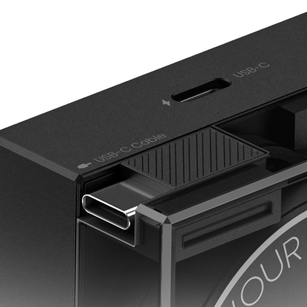 SHARGE Retractable 65 Charger Dual-ports design with built-in USB-C ...