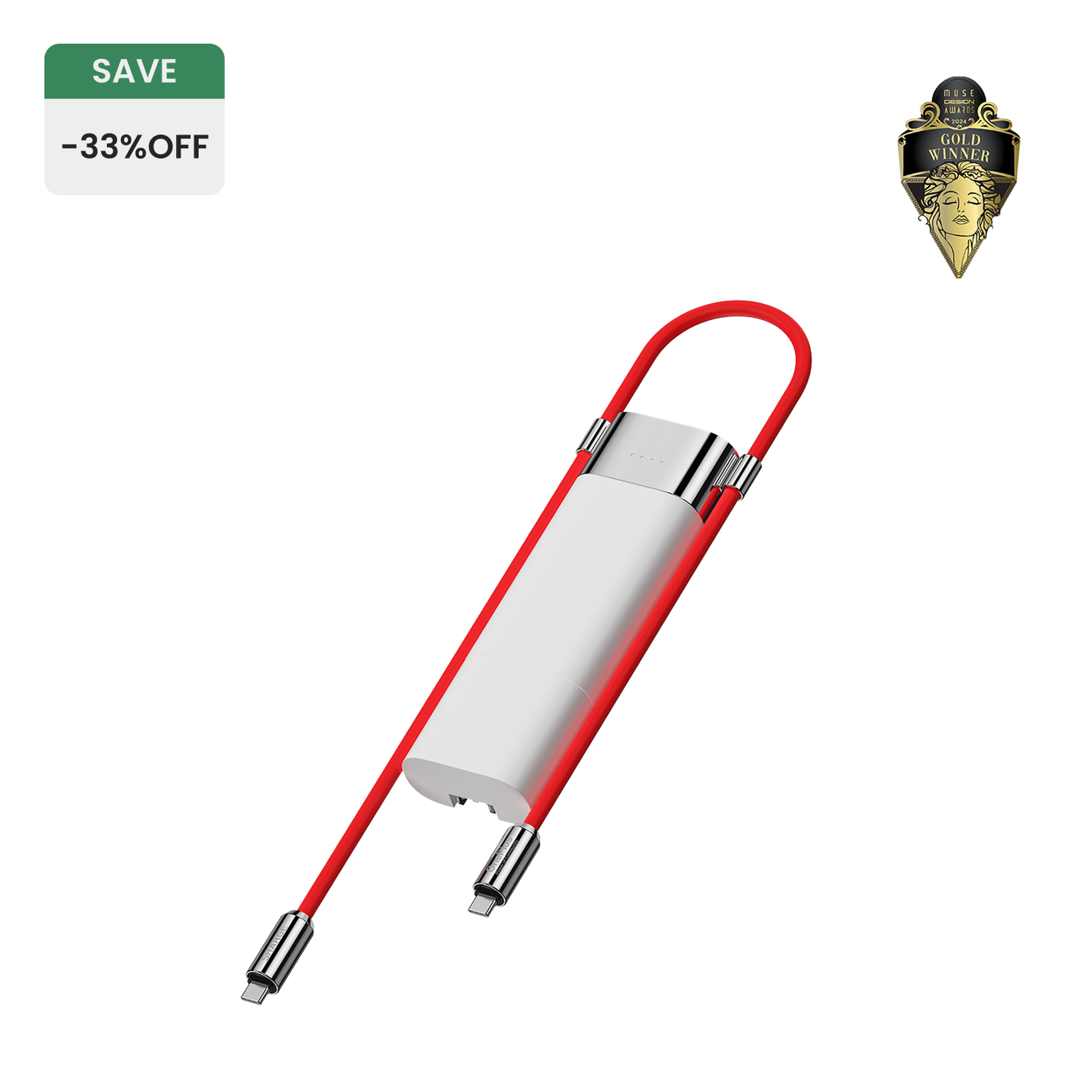 SHARGE Pouch 3 in 1 Power Bank 10,000mAH All-day Capacity with OnePlus