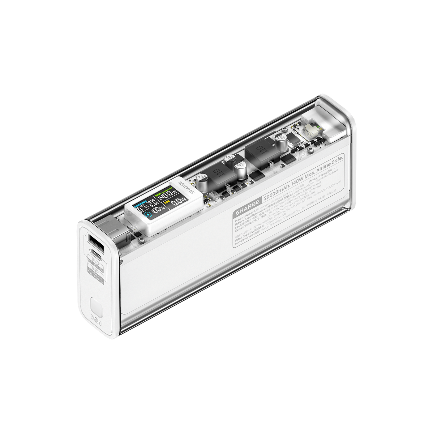 Shargeek 140 Power Bank 140w Output 20,000 mAH Portable Charger