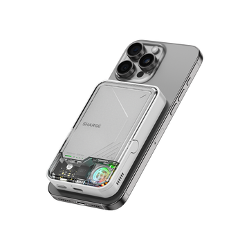 SHARGE Retractable 65 Charger Dual-ports design with built-in USB-C ...