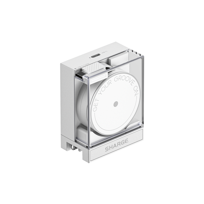 SHARGE Retractable 65 Charger Dual-ports design with built-in USB-C ...