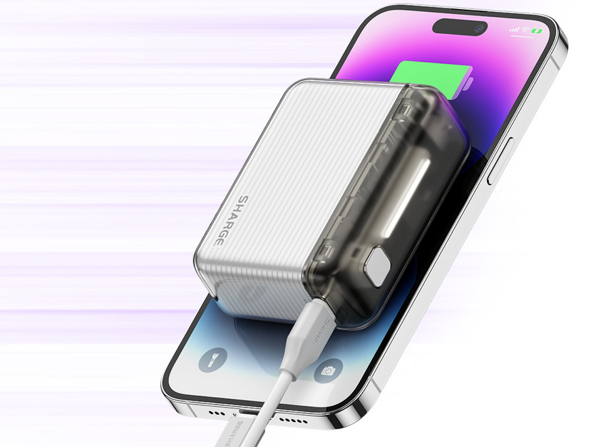SHARGE Flow Power Bank USB-C 20W Fast Portable 10000mAh Power Bank
