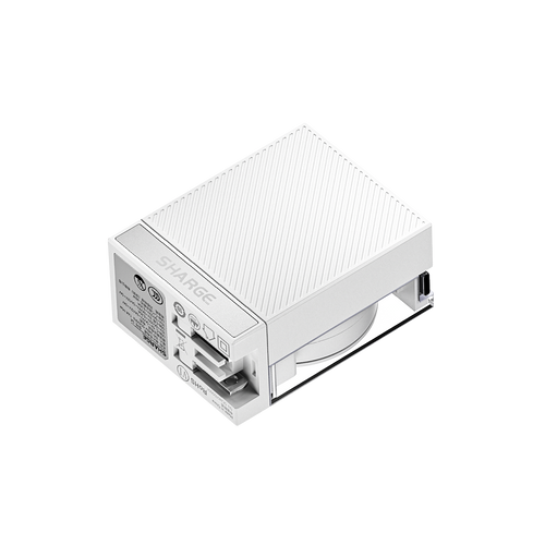 SHARGE Retractable 65 Charger Dual-ports design with built-in USB-C ...