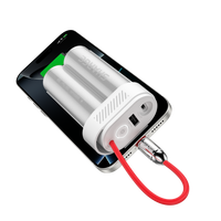 SHARGE Pouch Mini Power Bank 10,000mAh Built-in USB-C cable 22.5W