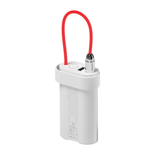 SHARGE Pouch Mini Power Bank 10,000mAh Built-in USB-C cable 22.5W