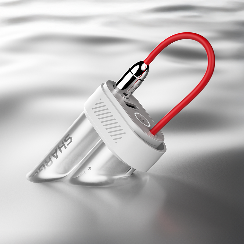 SHARGE Pouch Mini Power Bank 10,000mAh Built-in USB-C cable 22.5W