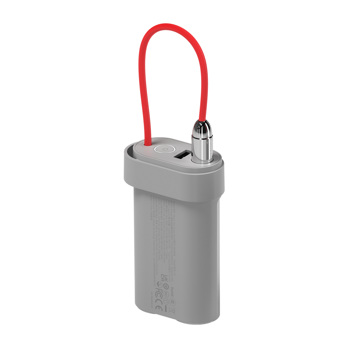 SHARGE Pouch Mini Power Bank 10,000mAh Built-in USB-C cable 22.5W