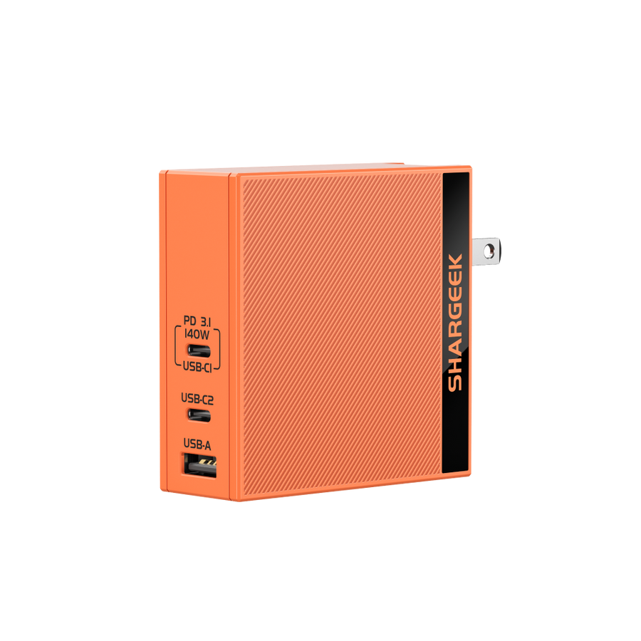 SHARGE Retro 67W Gan Charger 3 Ports USB C With Power Display Multiple ...