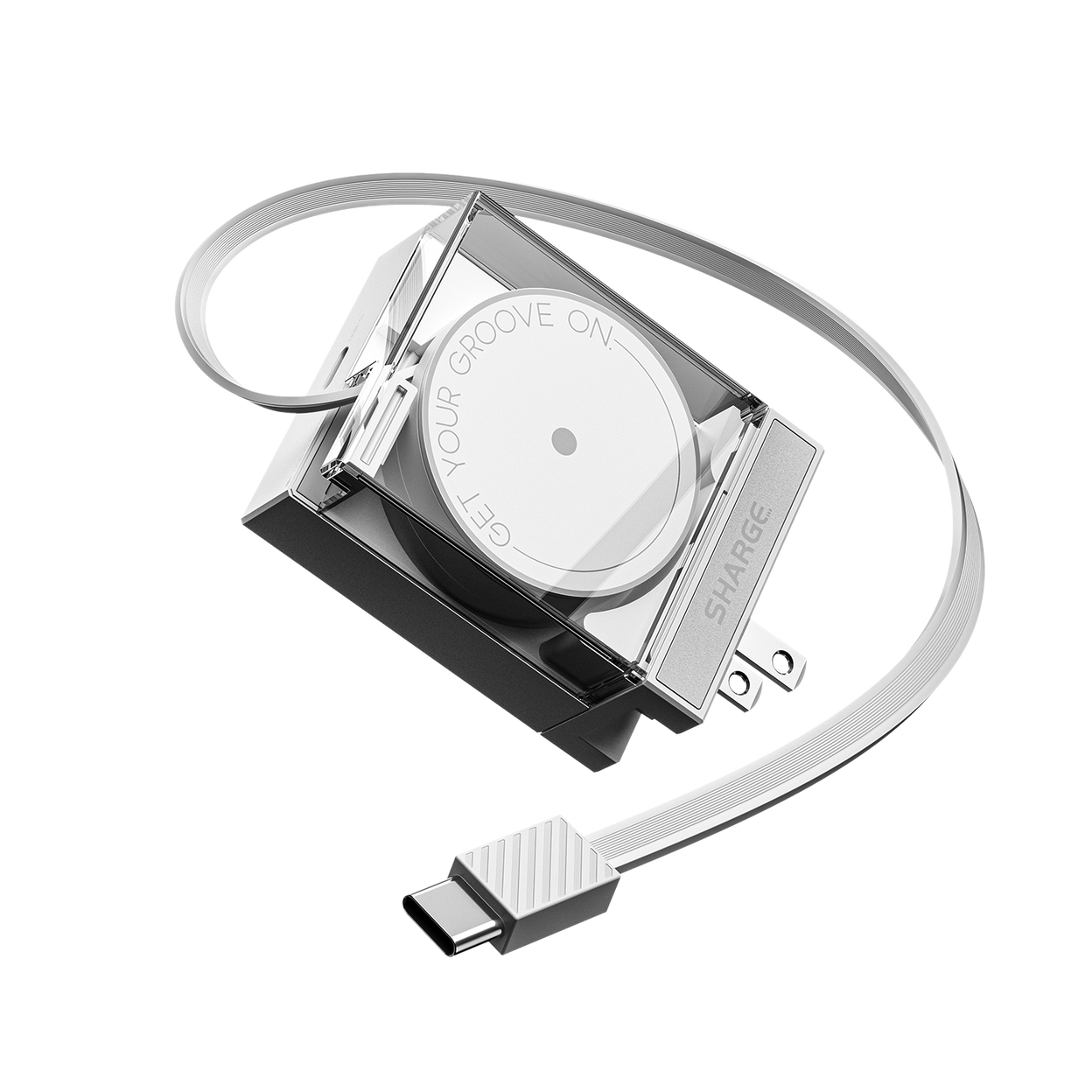 SHARGE Pixel 100 / 140 GaN Charger (67/100/140W, 3 Ports,Dot-Matrix Di